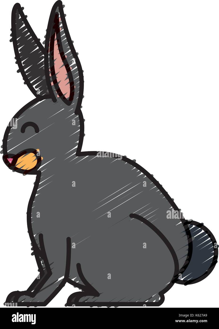 Rabbit animal cartoon Stock Vector Image & Art - Alamy