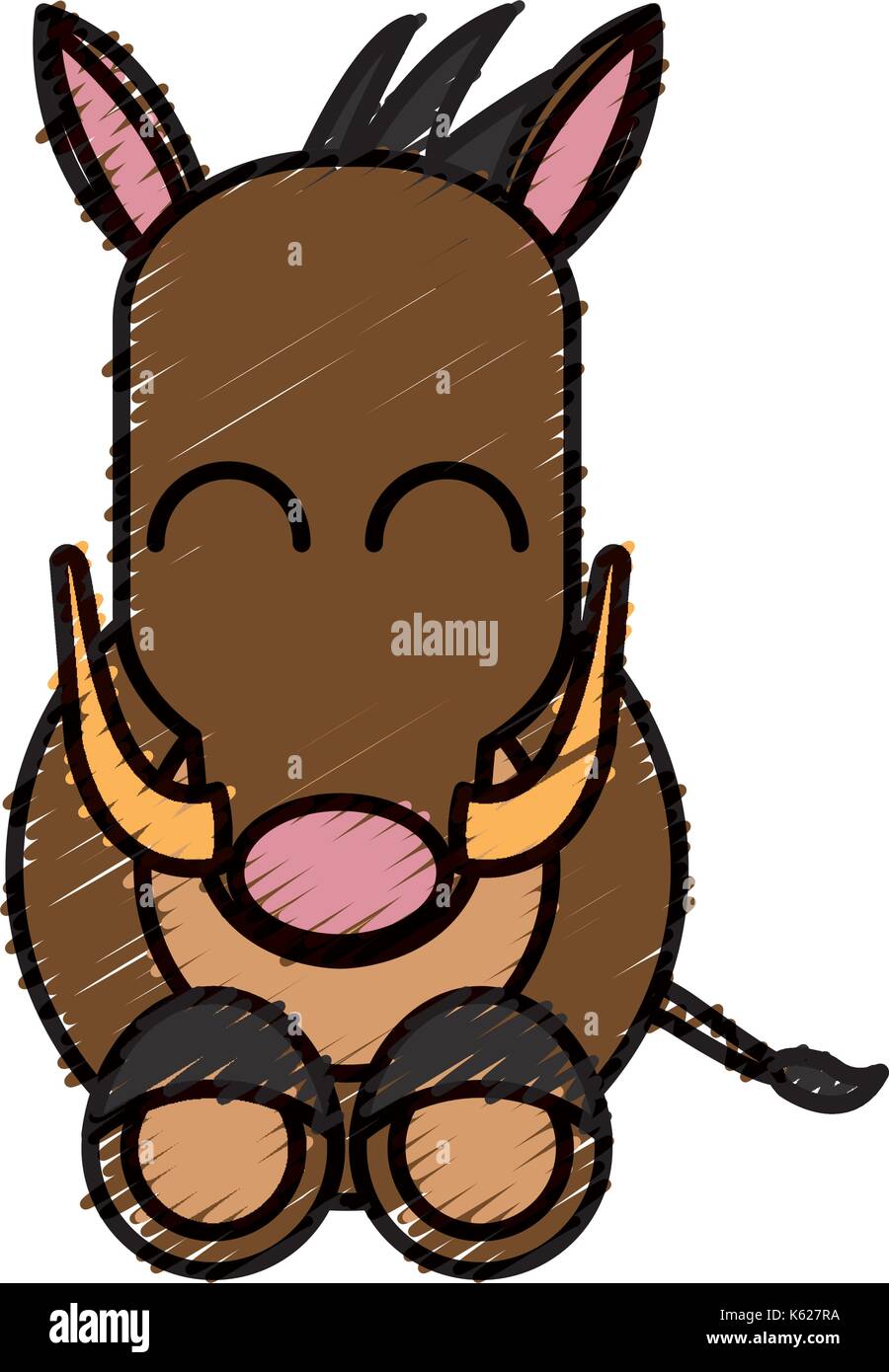 Jabali animal cartoon Stock Vector Image & Art - Alamy