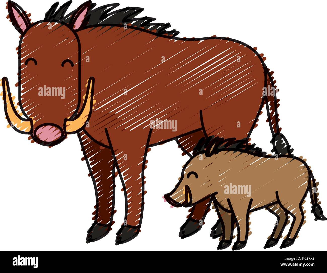 Jabali animal cartoon Stock Vector Image & Art - Alamy