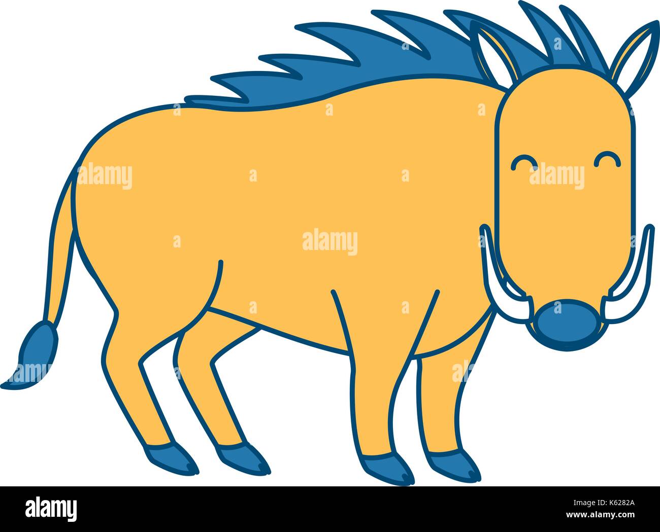 Jabali animal cartoon Stock Vector Image & Art - Alamy