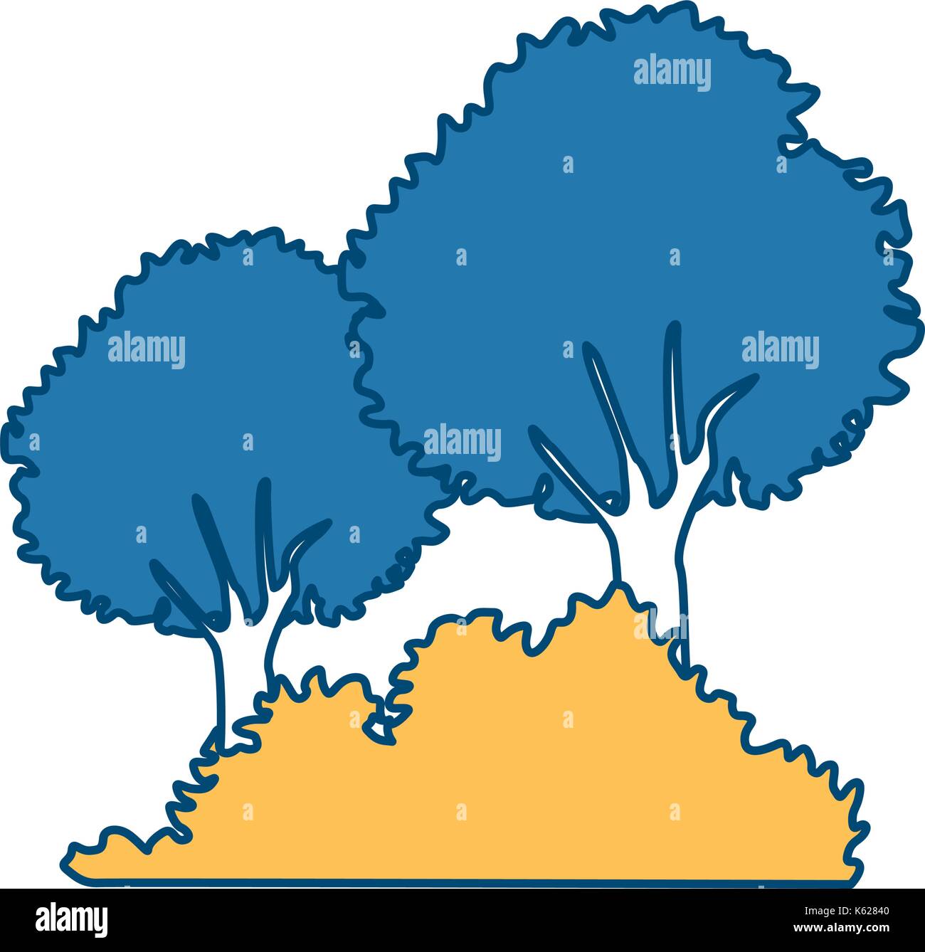 Beautiful forest landscape Stock Vector Image & Art - Alamy