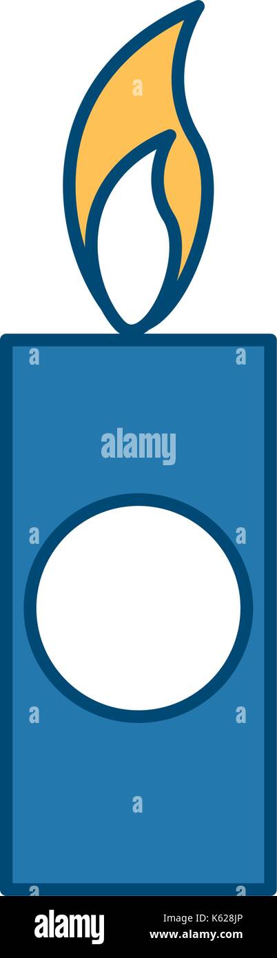 Candle isolated symbol Stock Vector Image & Art - Alamy