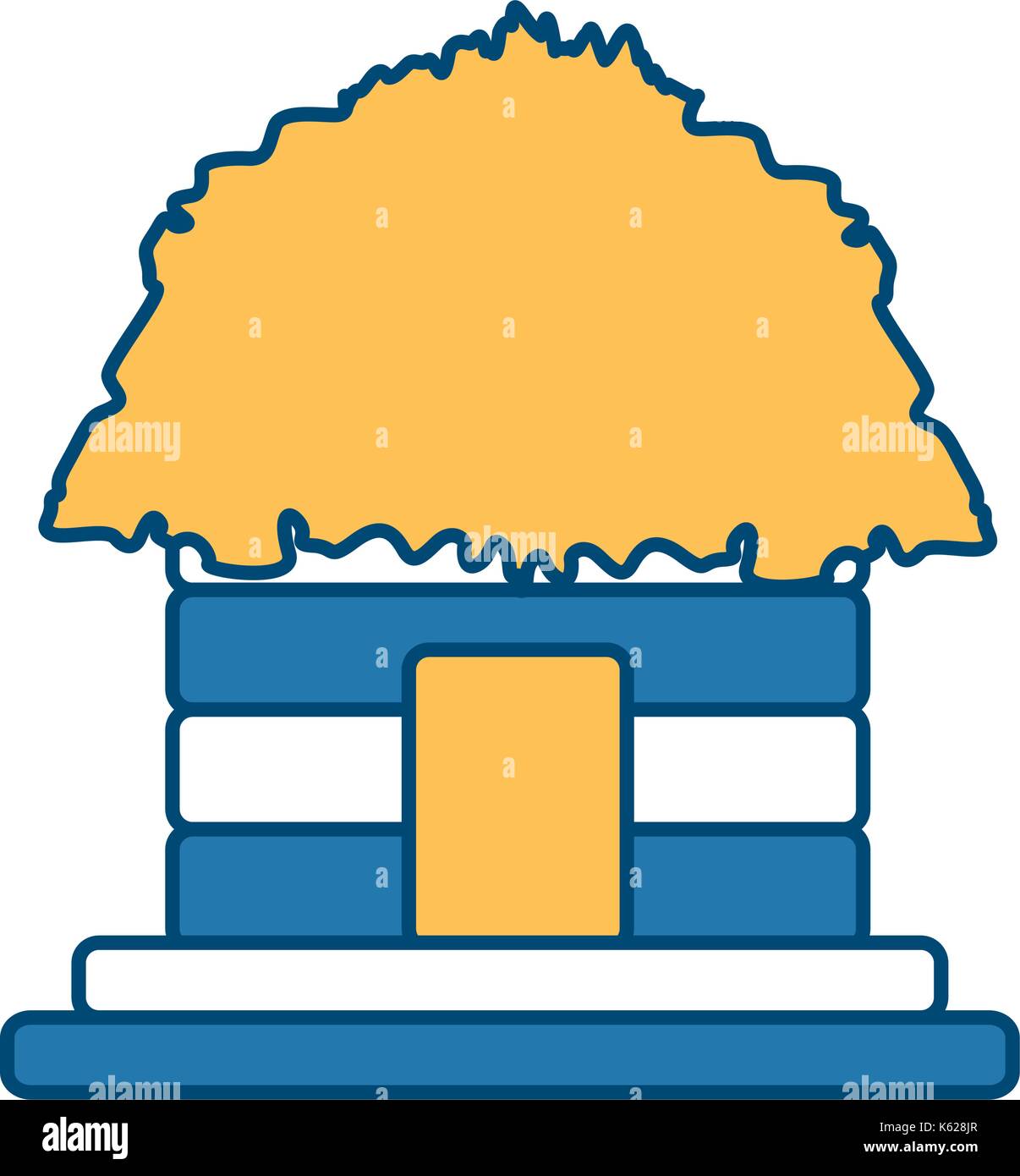 Hut house building Stock Vector Image & Art - Alamy