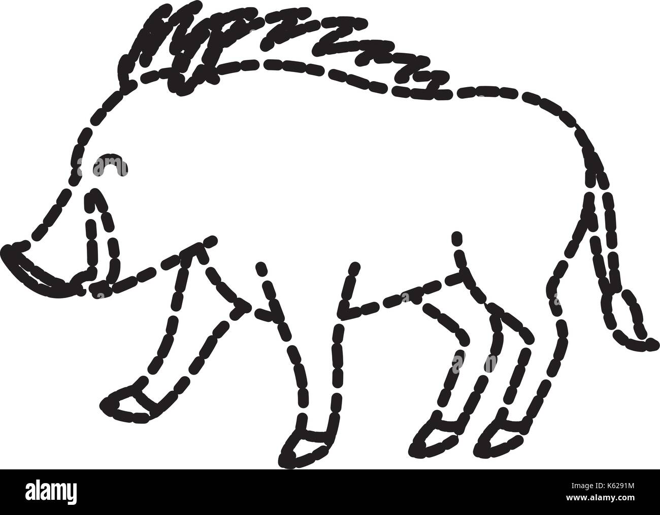 Jabali animal cartoon Stock Vector Image & Art - Alamy