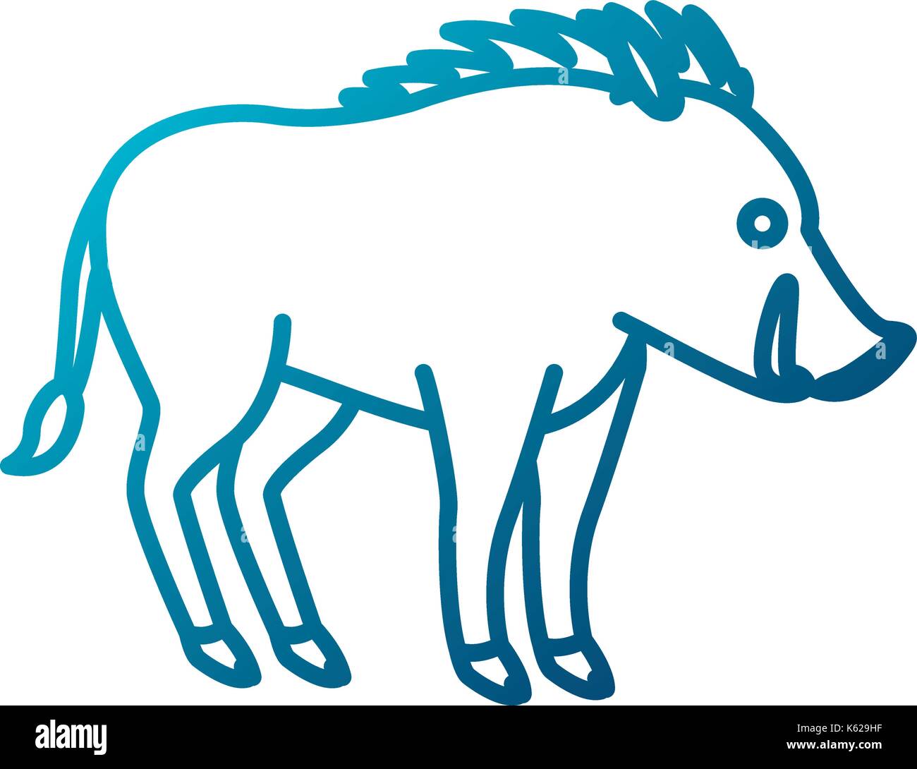 Jabali animal cartoon Stock Vector Image & Art - Alamy