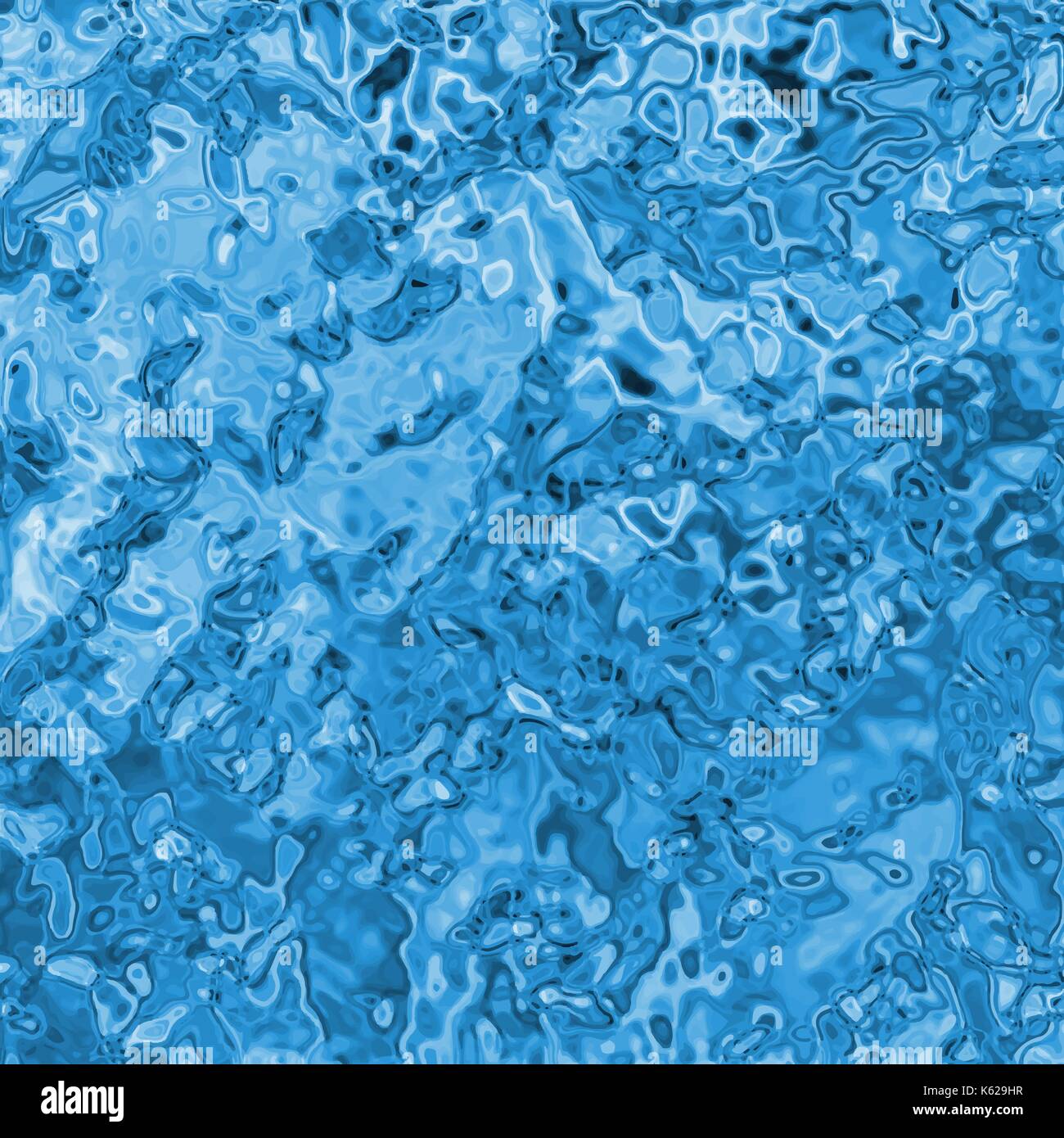 Vector pool water surface textured background, abstract summer aqua ...