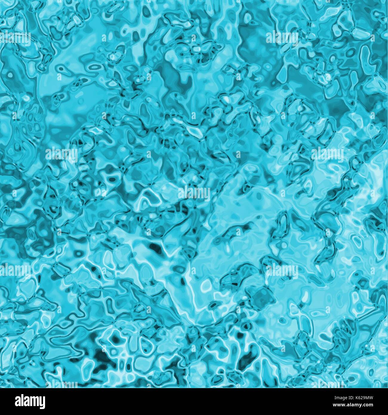 Vector pool water surface textured background, abstract summer aqua ...