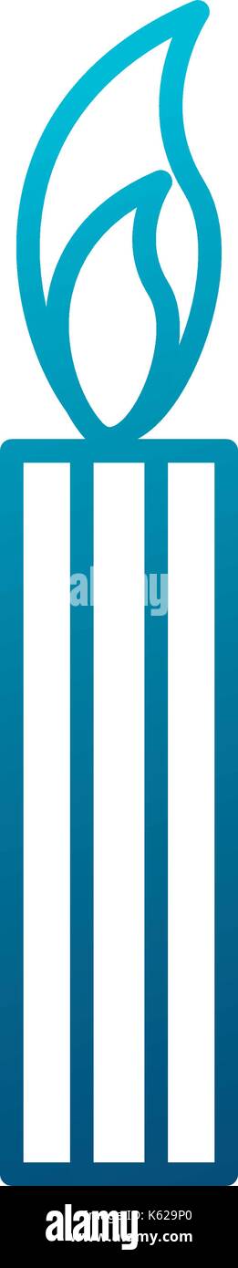 Candle isolated symbol Stock Vector Image & Art - Alamy