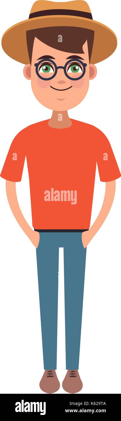 Young man cartoon Stock Vector Image & Art - Alamy