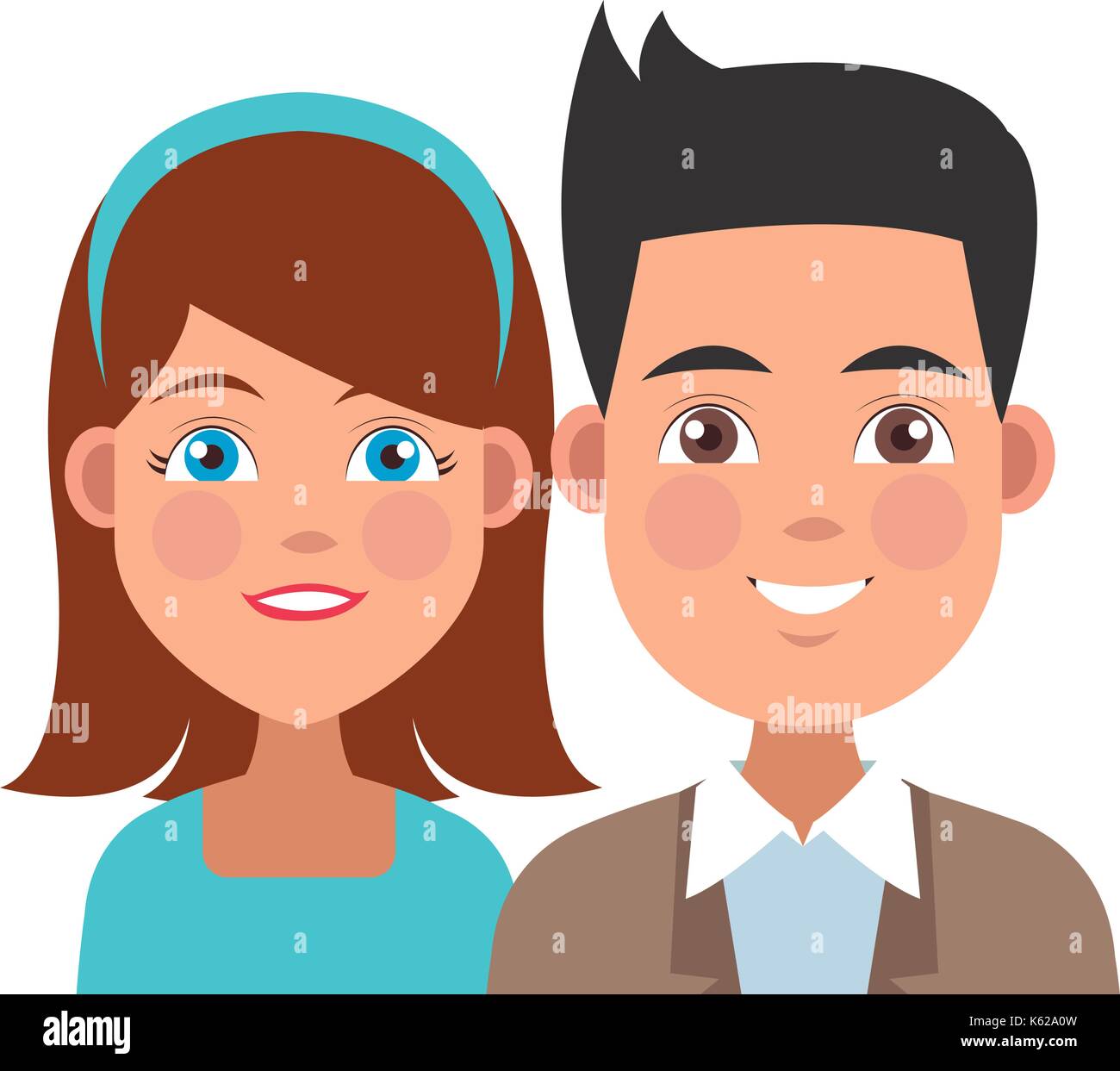 Young couple cartoon Stock Vector Image & Art - Alamy