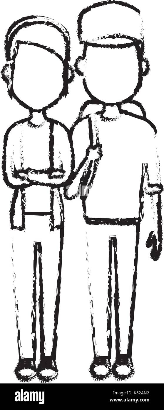 Young couple cartoon Stock Vector Image & Art - Alamy