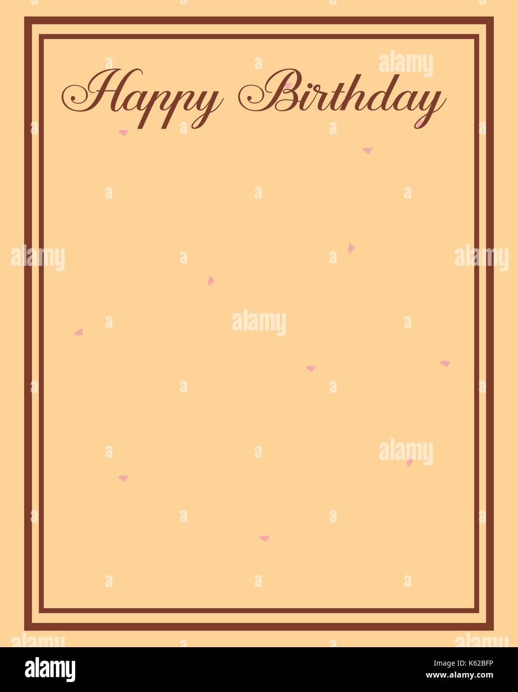 Greeting card birthday party theme Stock Vector Image & Art - Alamy