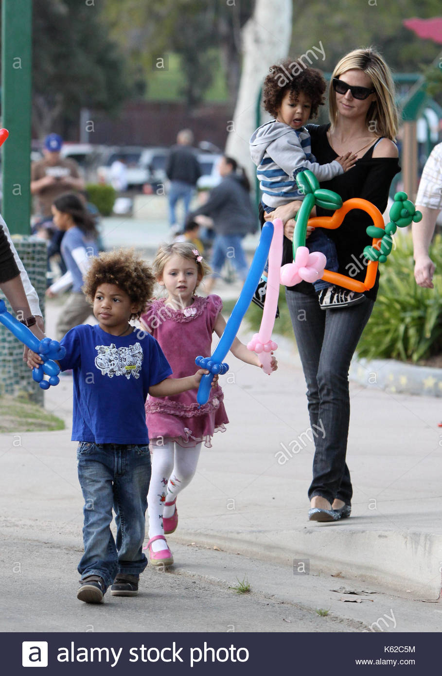 Heidi Klum, Helene "Leni" Klum, Henry Günther Ademola Dashtu Samuel ...