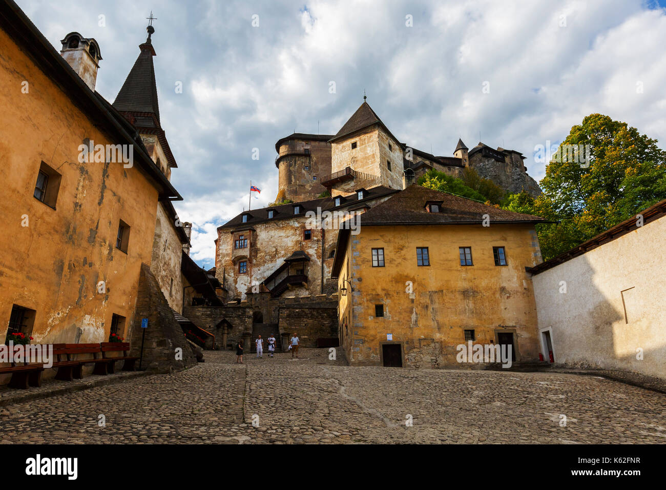 Orava castle in northern Slovakia, which belong to the best preserved ...