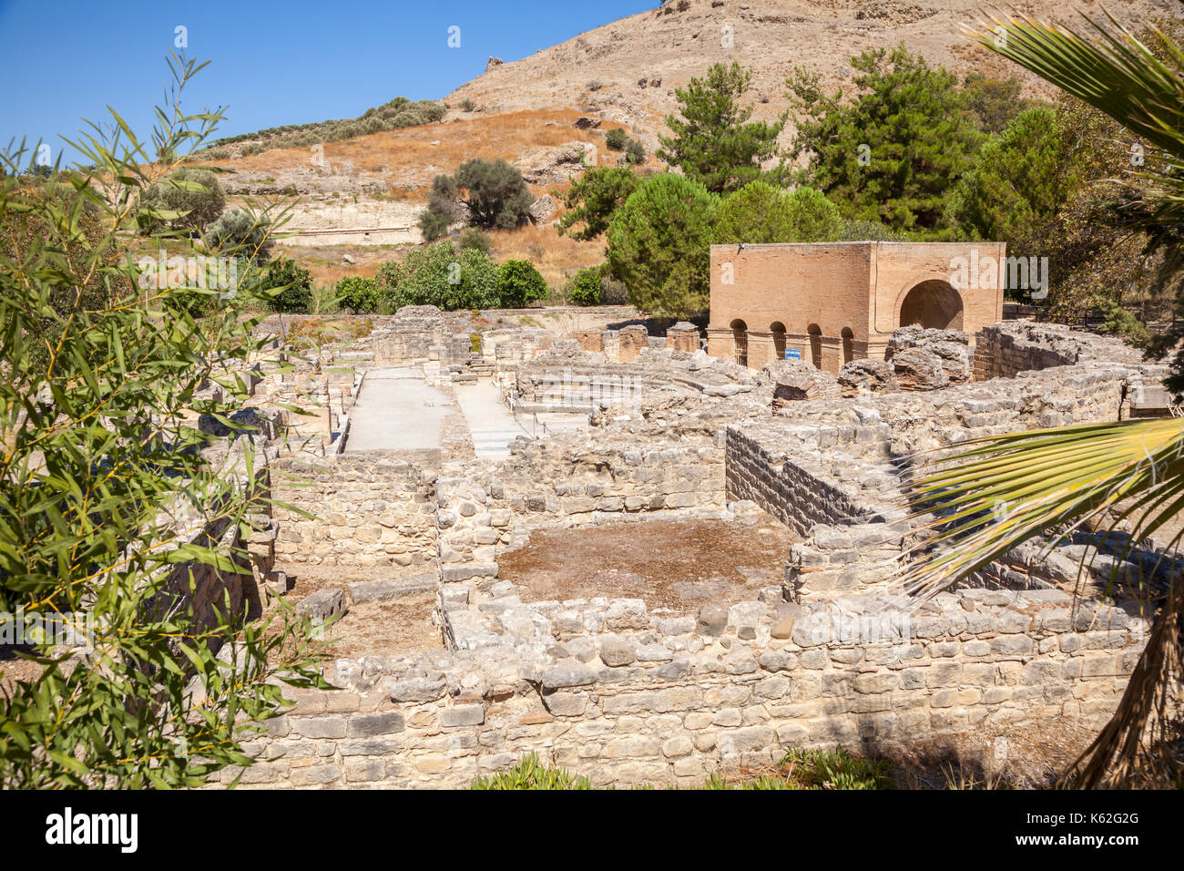 Ancient Odeon in Gortyn (Gortys, Gortyna), Crete, Greece. Built by the ...