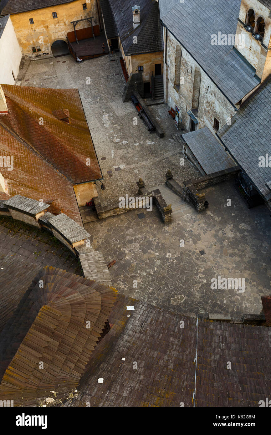 Orava castle in northern Slovakia, which belong to the best preserved ...