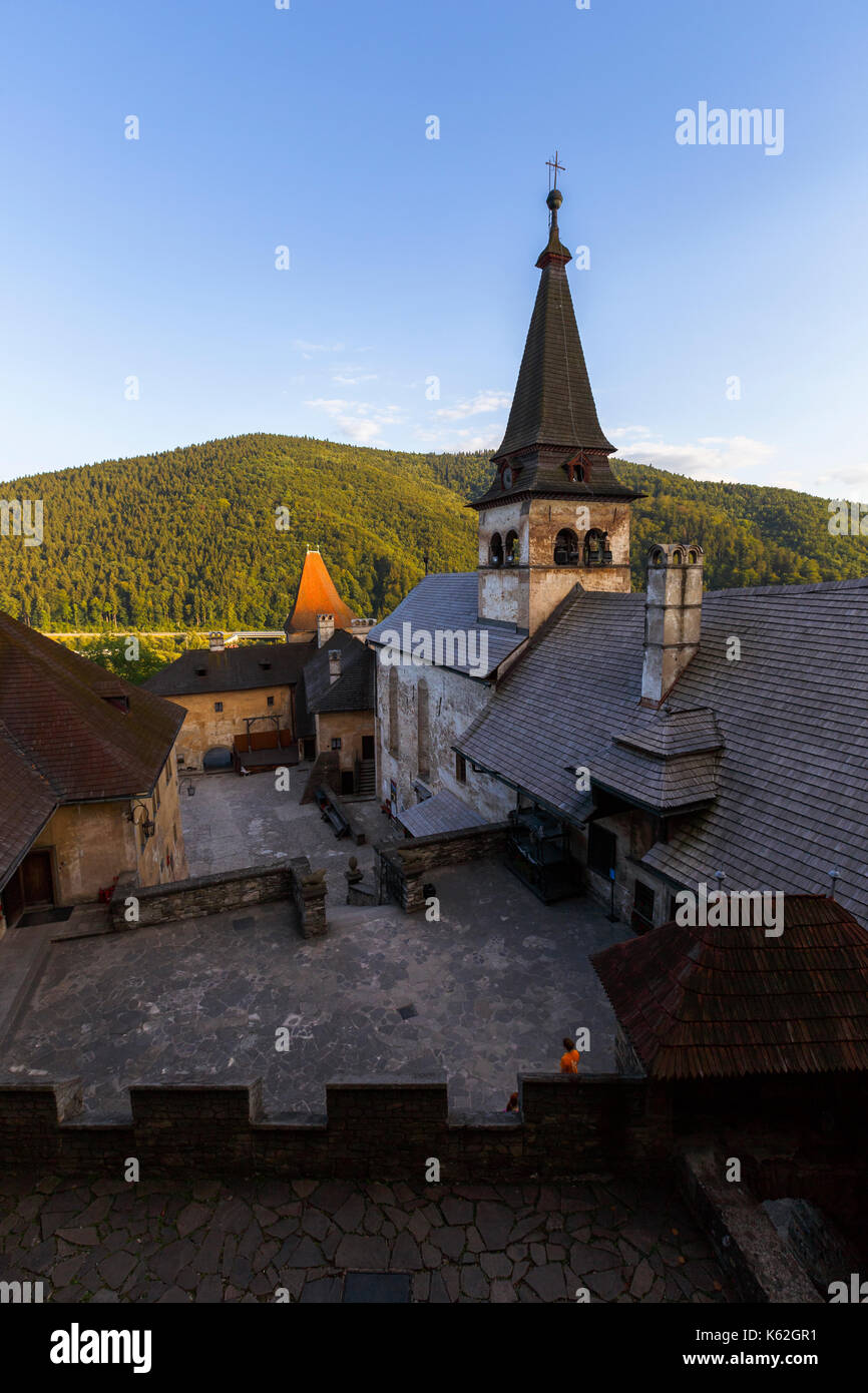 Orava castle in northern Slovakia, which belong to the best preserved ...