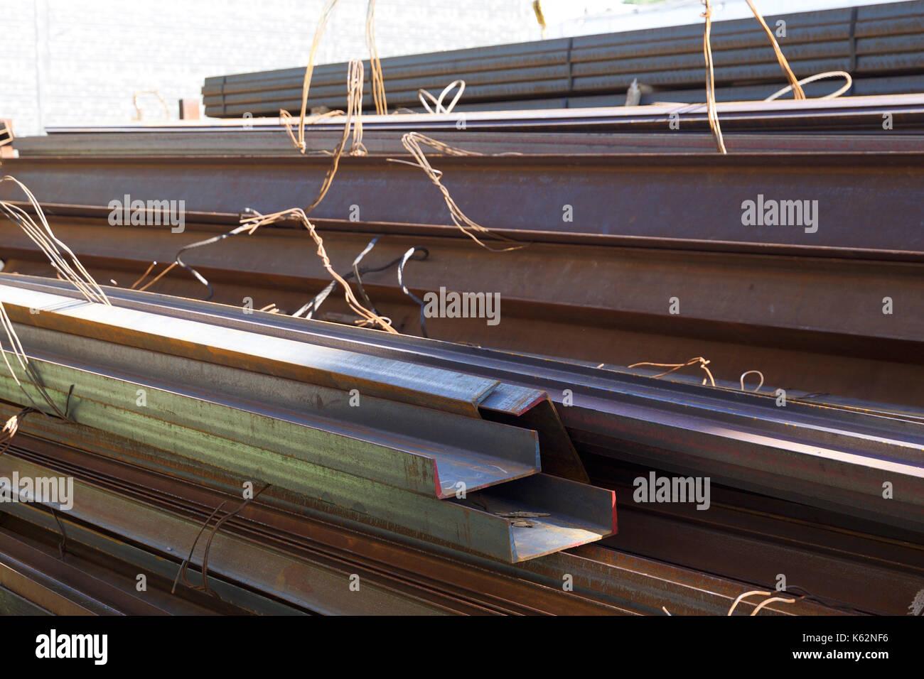 Metal profiles of different kinds are located in the metal products ...