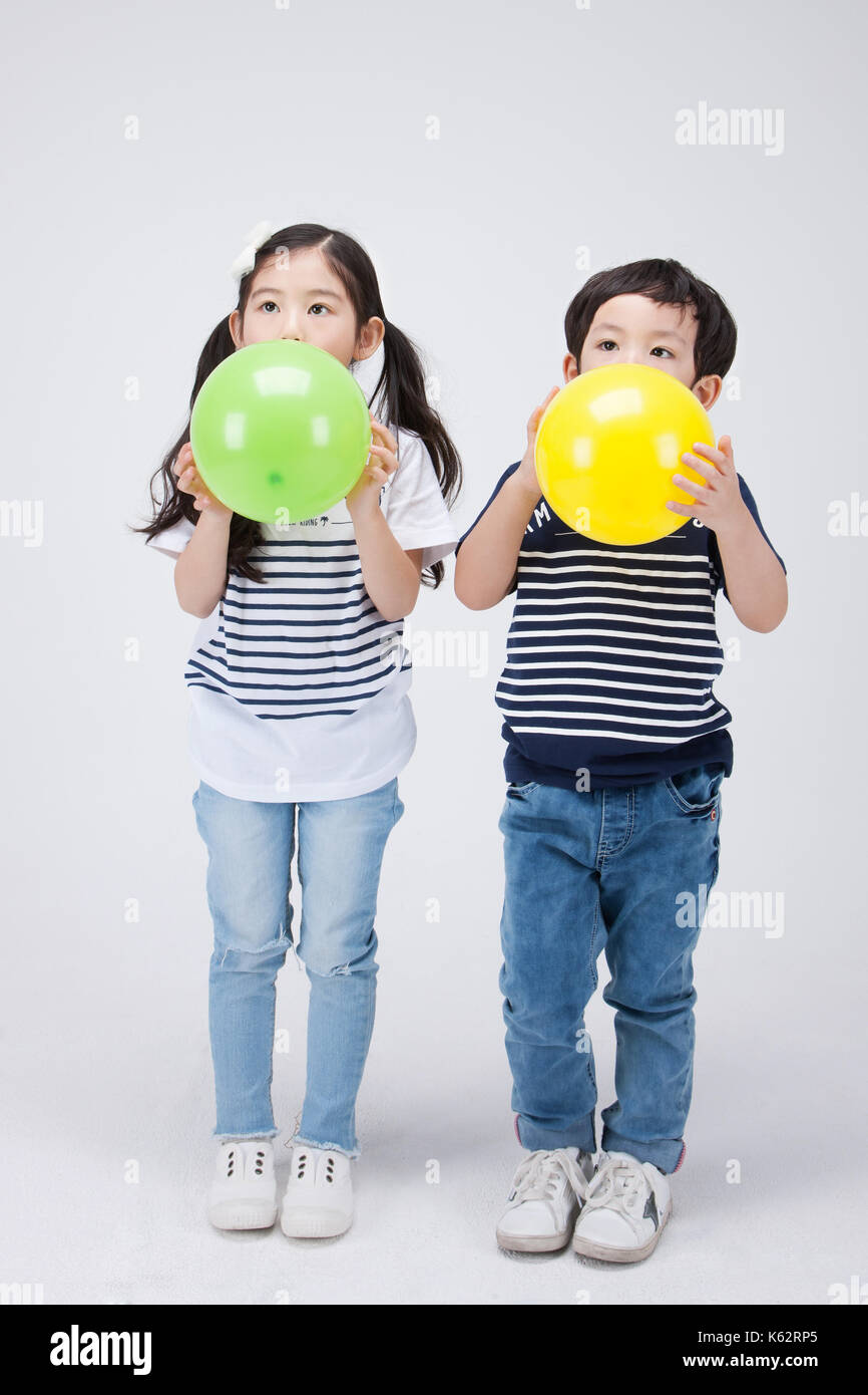 The little girl and boy 248 Stock Photo - Alamy