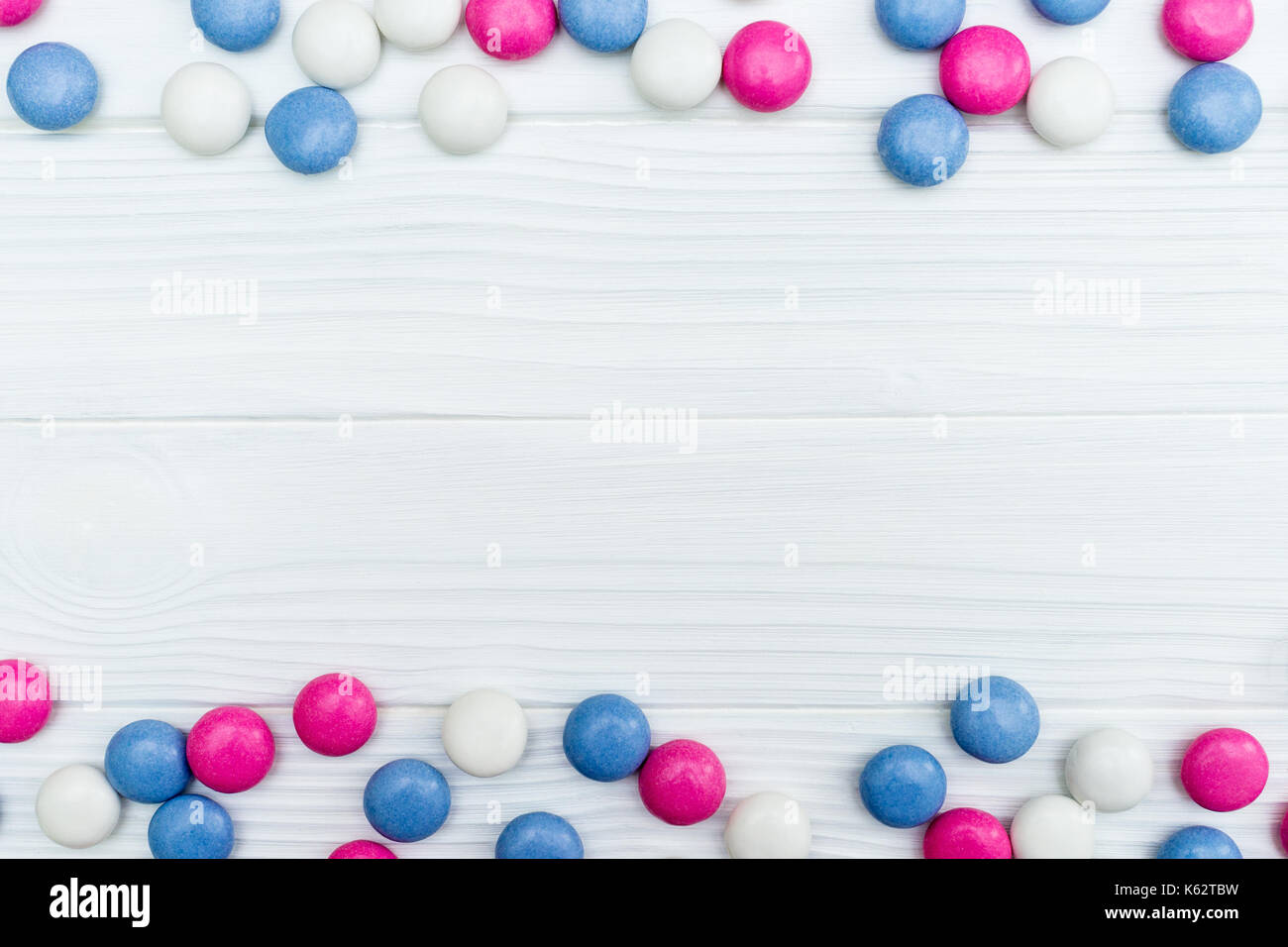 Frame from colorful mint candies Stock Photo - Alamy