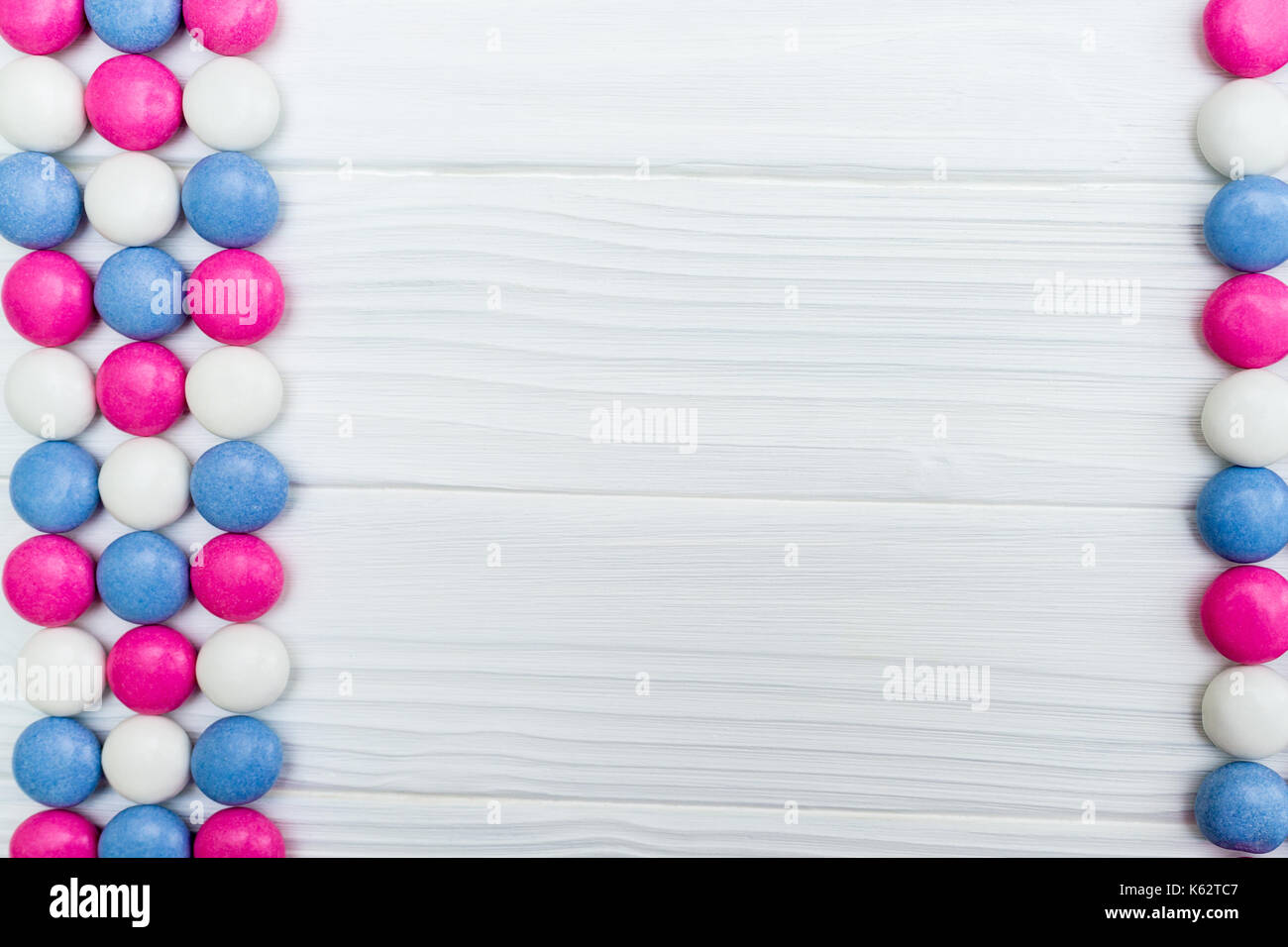 Frame from colorful mint candies Stock Photo - Alamy