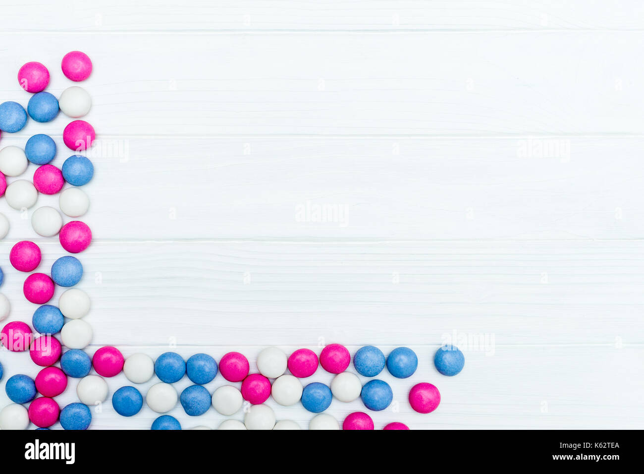 Frame from colorful mint candies Stock Photo - Alamy