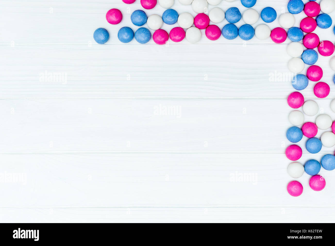 Frame from colorful mint candies Stock Photo - Alamy