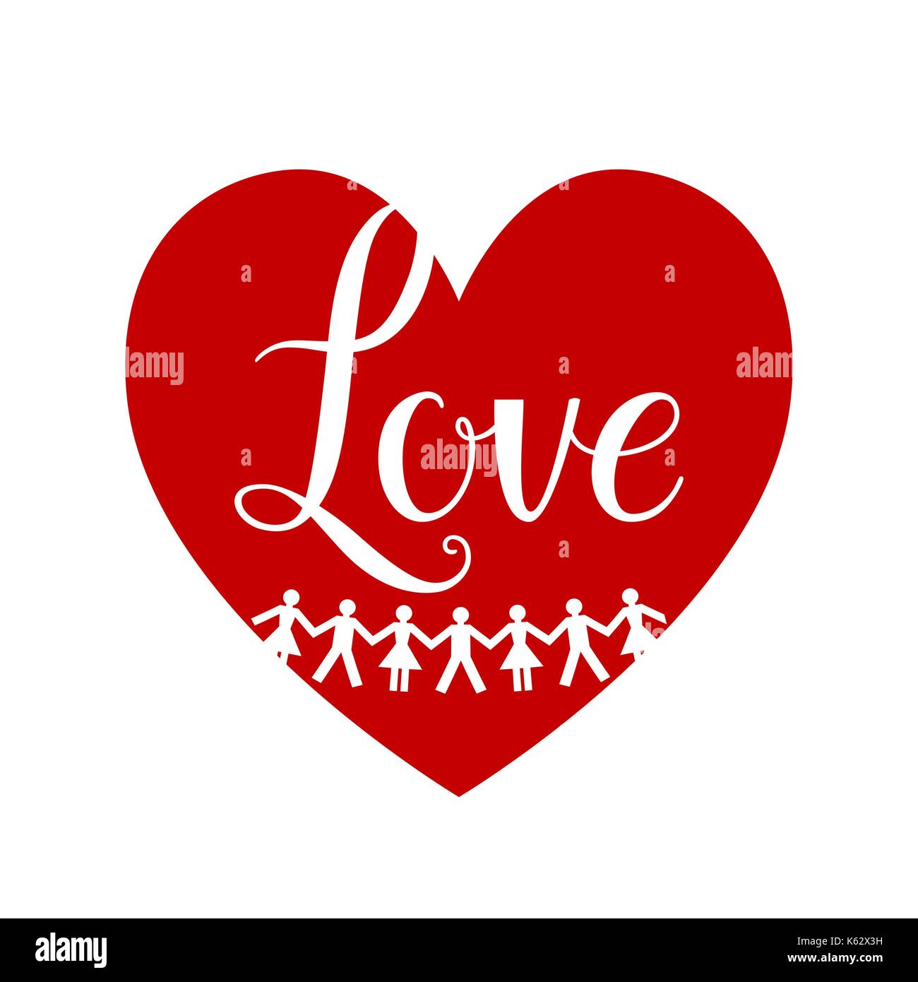 Heart concept card Stock Vector Image & Art - Alamy