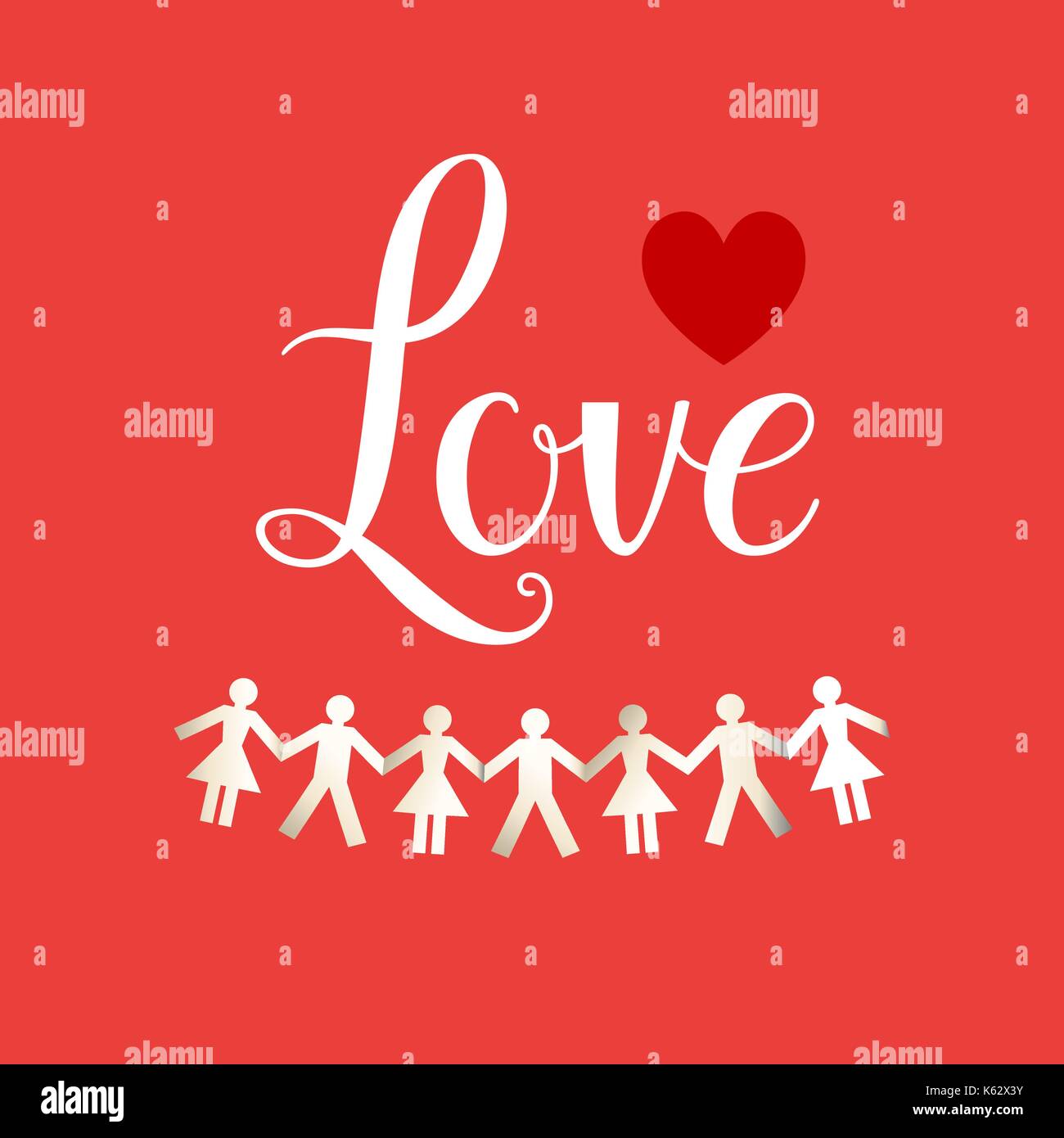 Love concept card Stock Vector Image & Art - Alamy