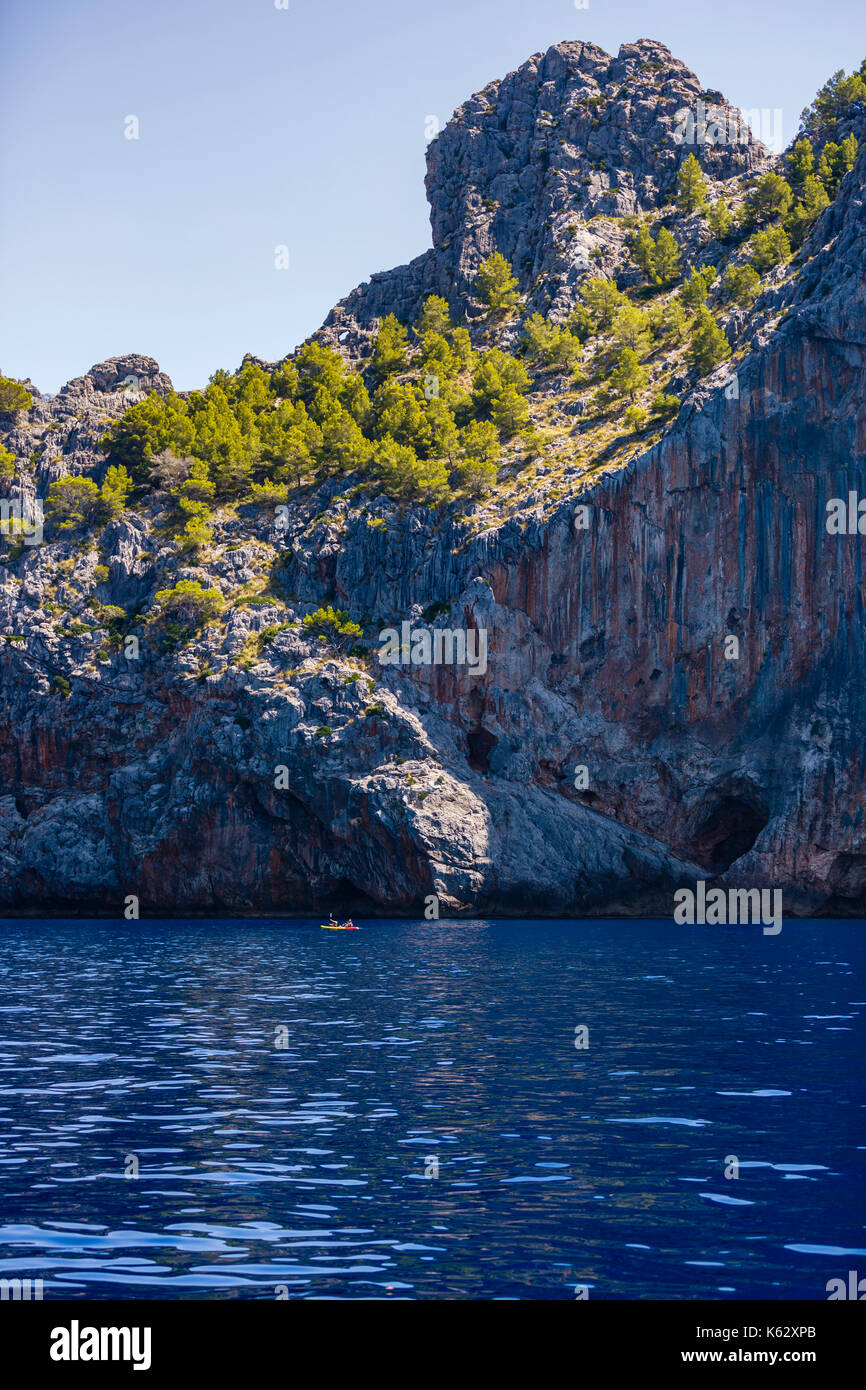 beautiful scenery with shoreline in Palma de Mallorca Stock Photo - Alamy