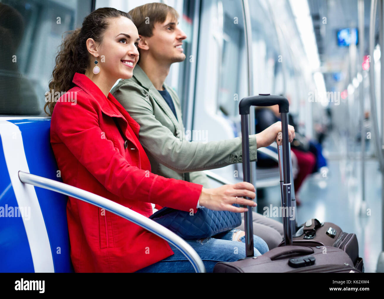Coach passengers happy hi-res stock photography and images - Alamy