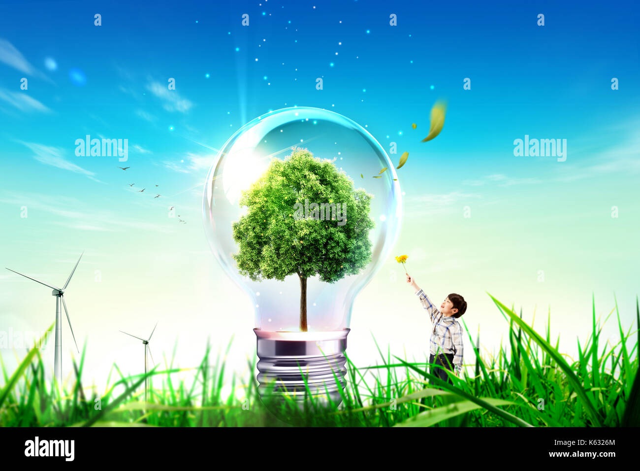 Eco-friendly energy 006 Stock Photo - Alamy