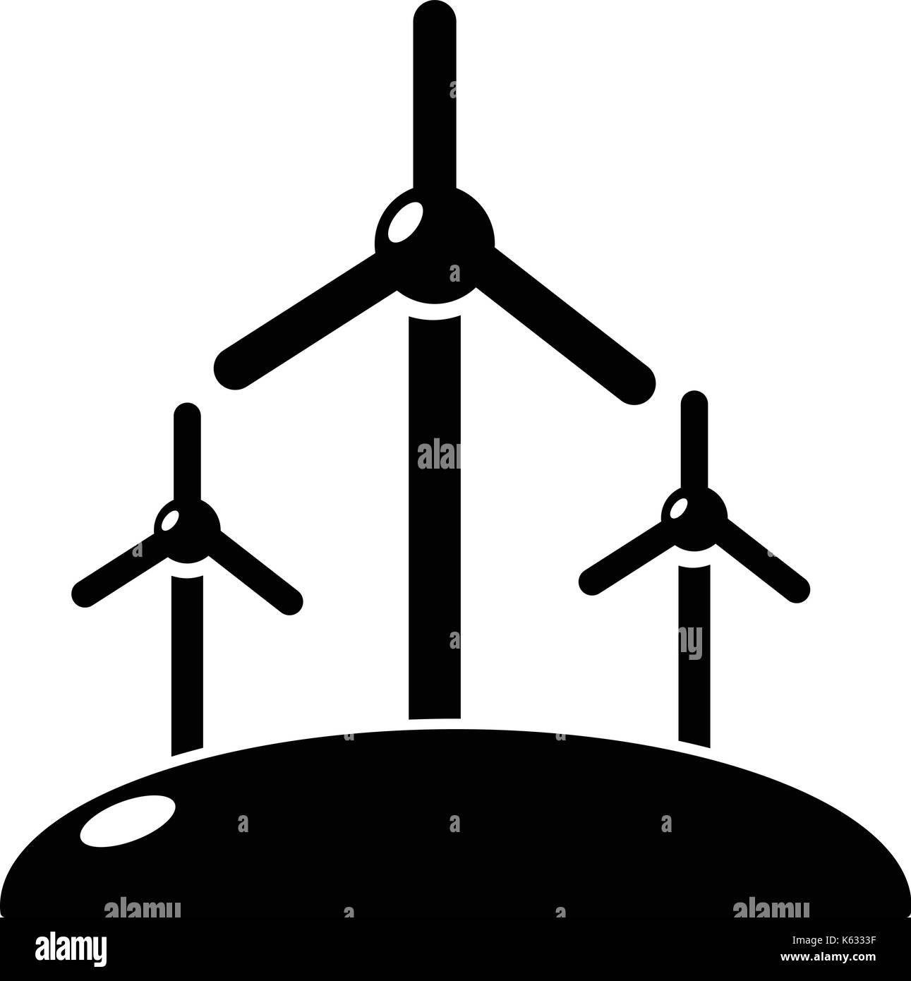 Energy windmill icon, simple style Stock Vector Image & Art - Alamy