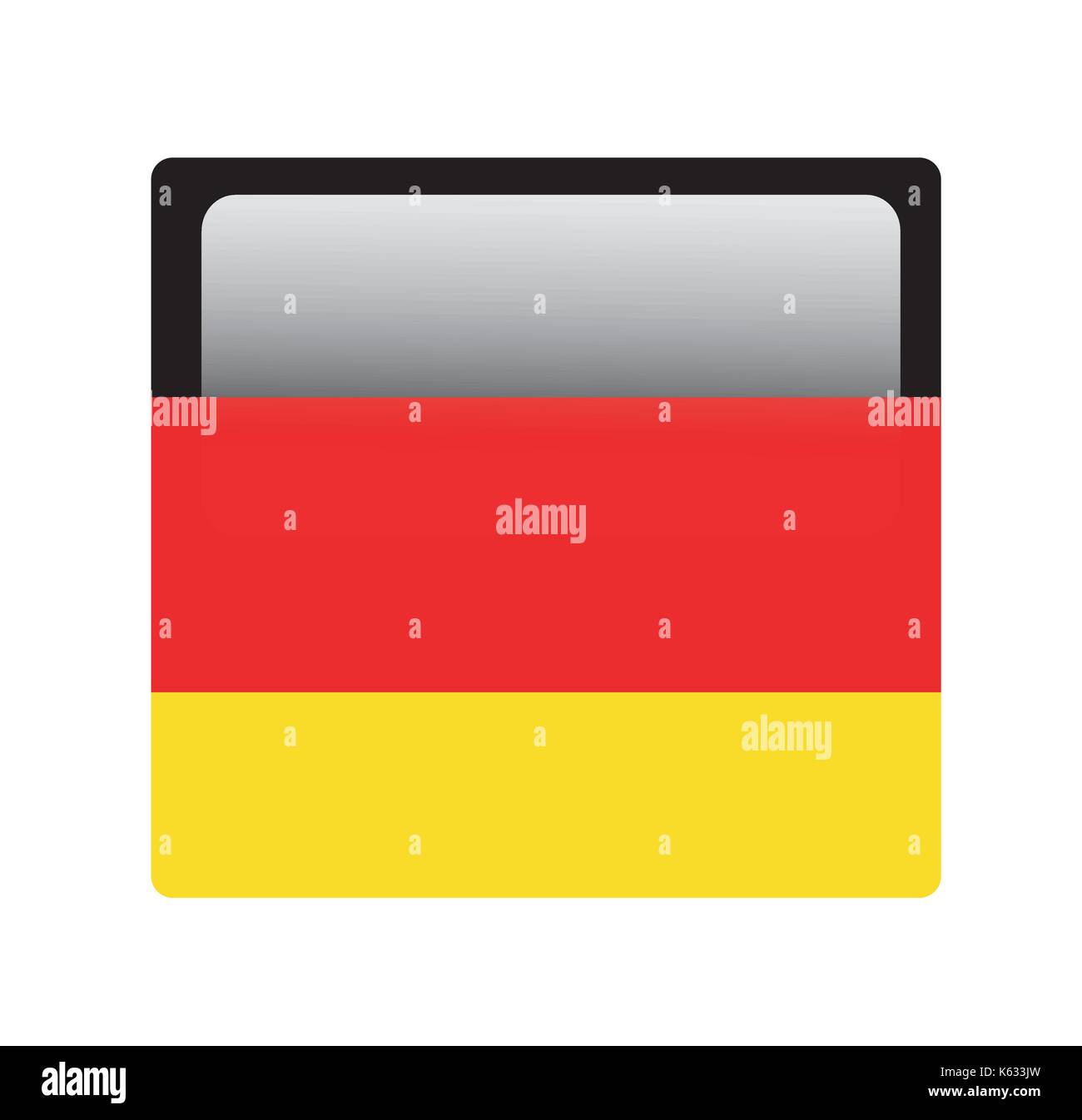 Germany flag vector Stock Vector Image & Art - Alamy