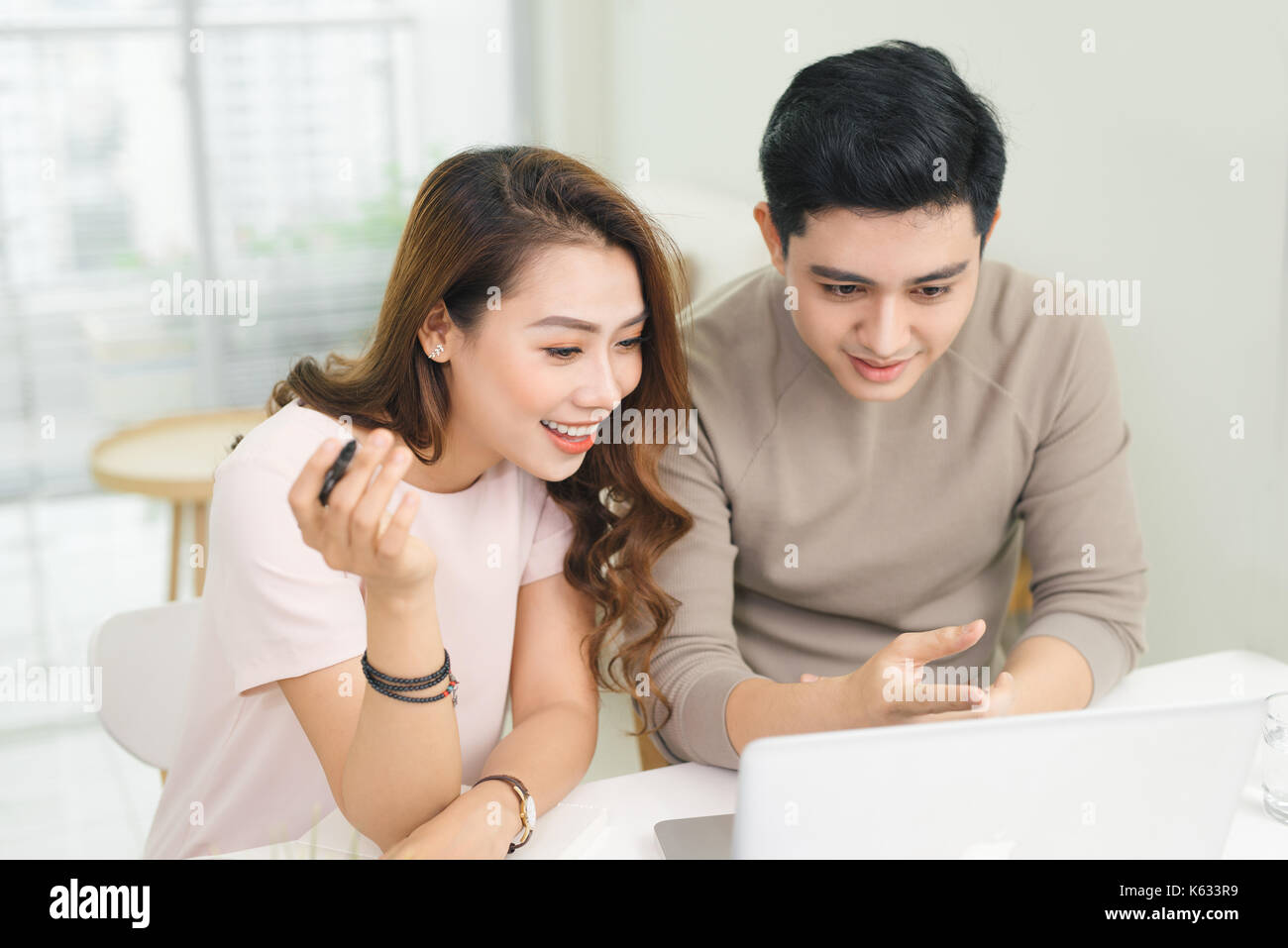 Two man discussing ideas using hi-res stock photography and images - Alamy