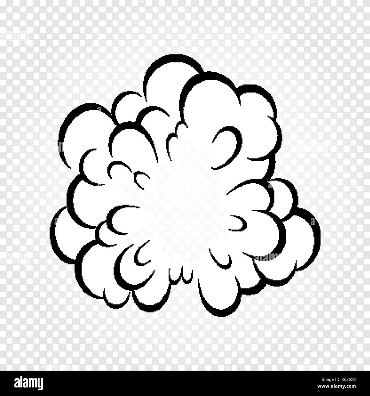 Isolated cartoon speech bubbles, frames of smoke or steam, comics ...