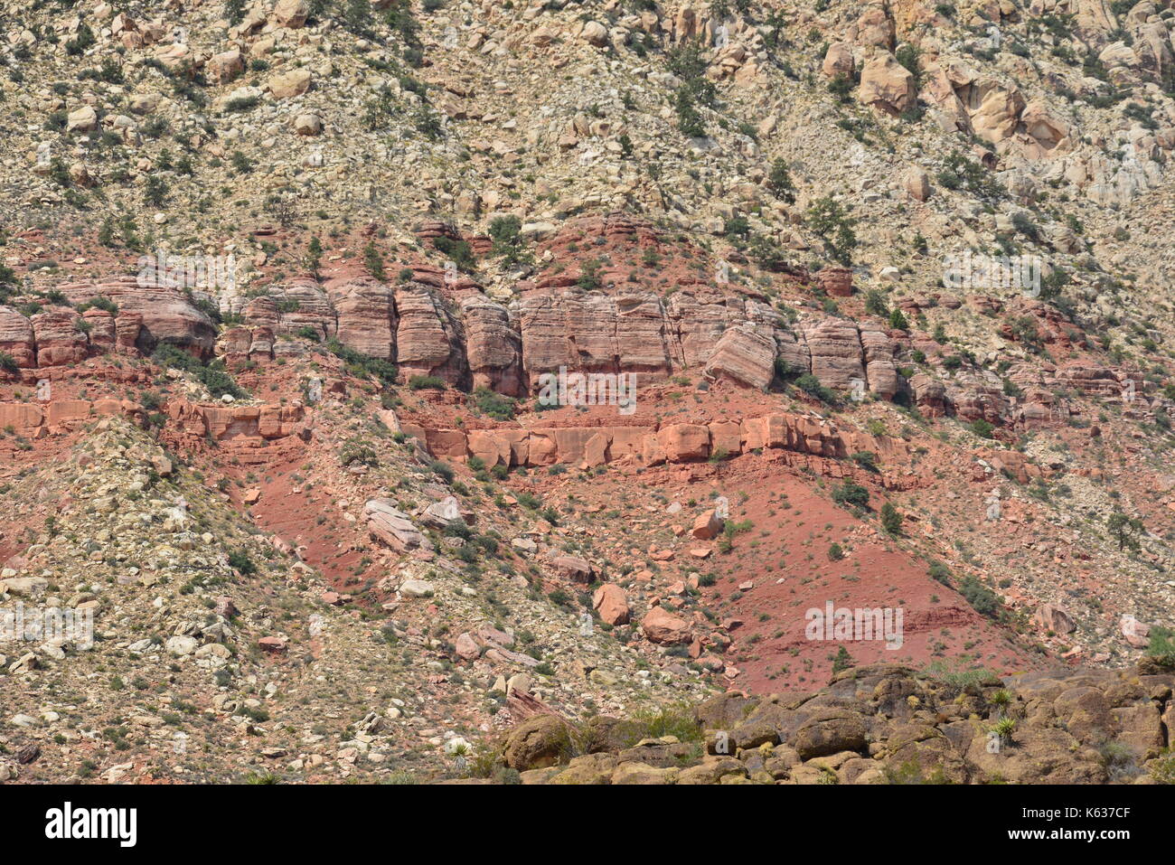 Mountain side in Nevada USA Stock Photo - Alamy