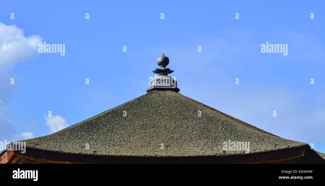 Old rooftop in Japanese style, rooftop in Kyoto prefecture, Japan Stock ...