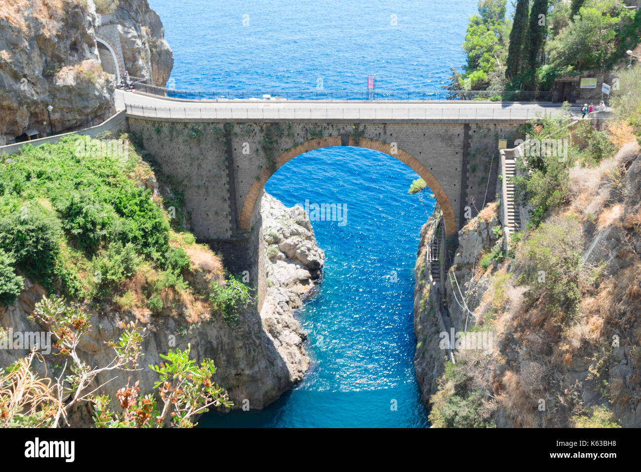 Amalfi drive tunnel hi-res stock photography and images - Alamy