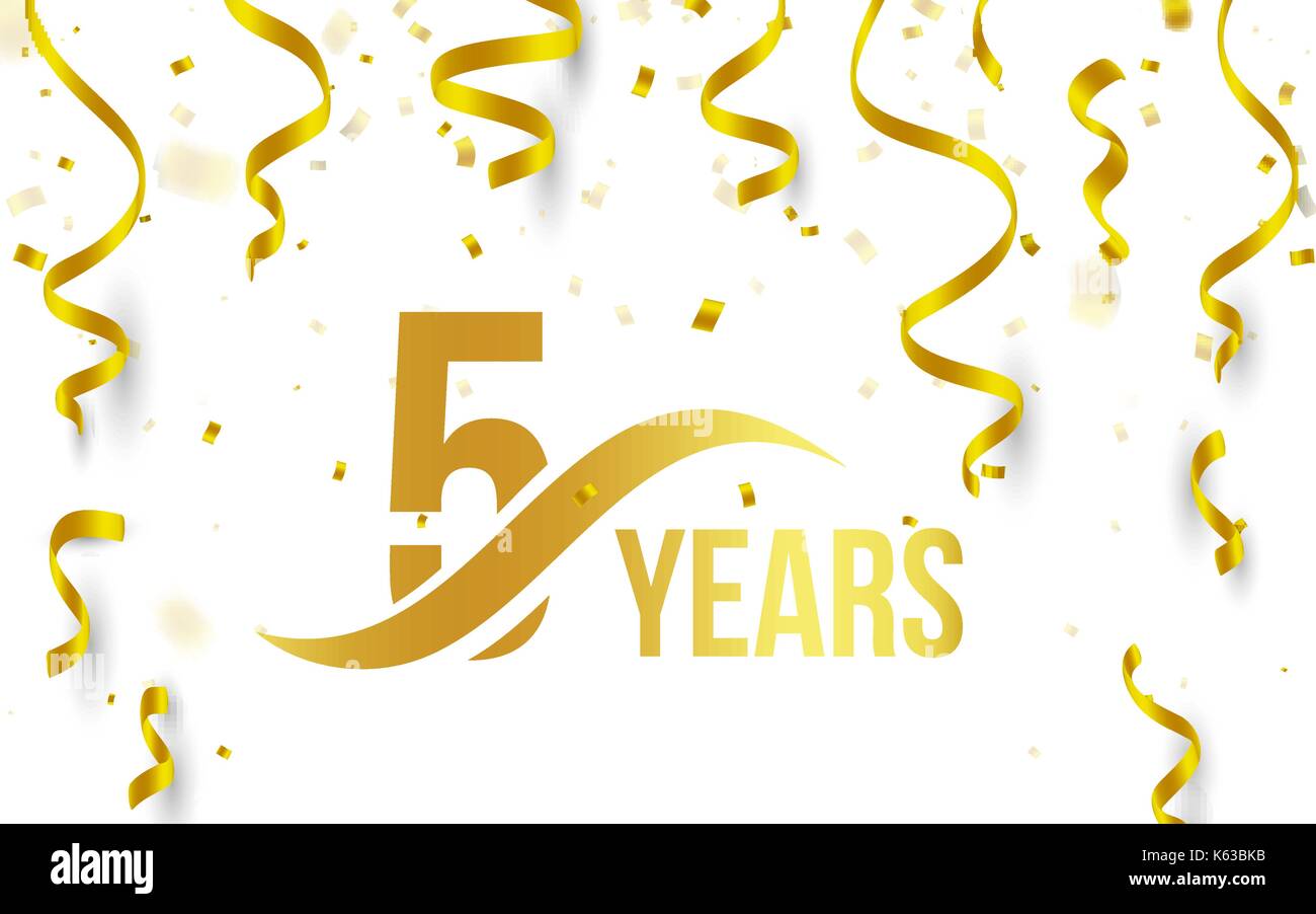 Golden number 5 hi-res stock photography and images - Alamy