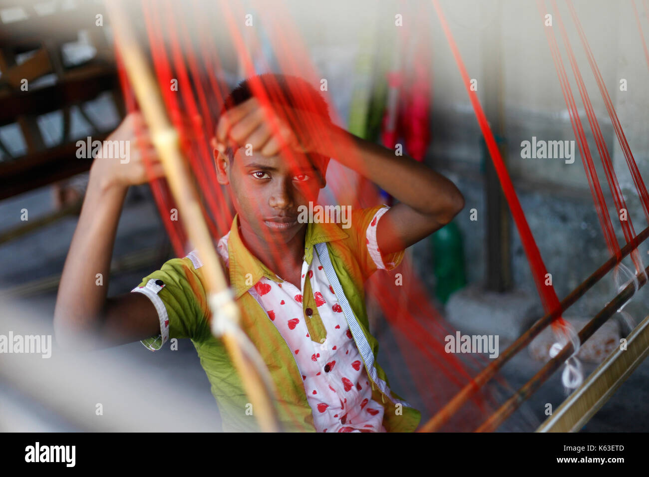 Jamdani fabric hi-res stock photography and images - Alamy
