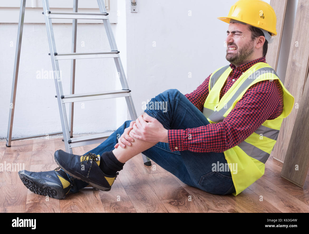 Safety at work stairs hi-res stock photography and images - Alamy