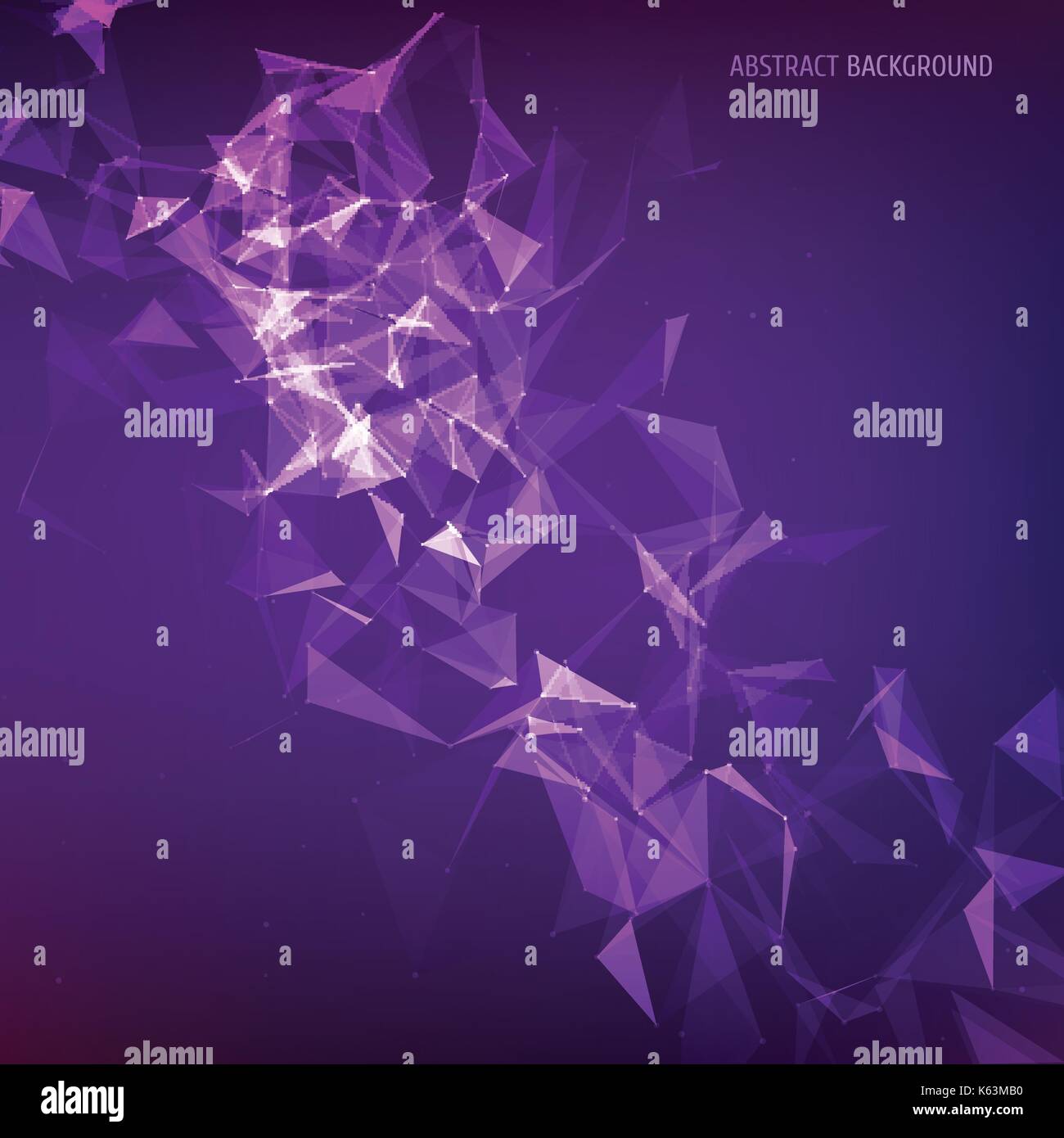 Abstract vector particles and lines Stock Vector Image & Art - Alamy