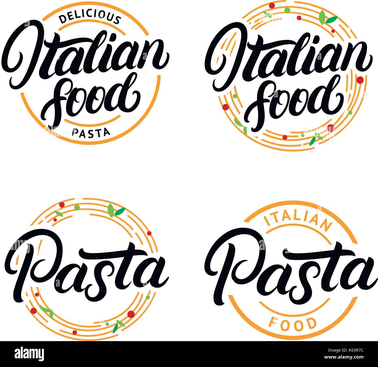 Italy Hand Written Typography Lettering Stock Photos & Italy Hand ...