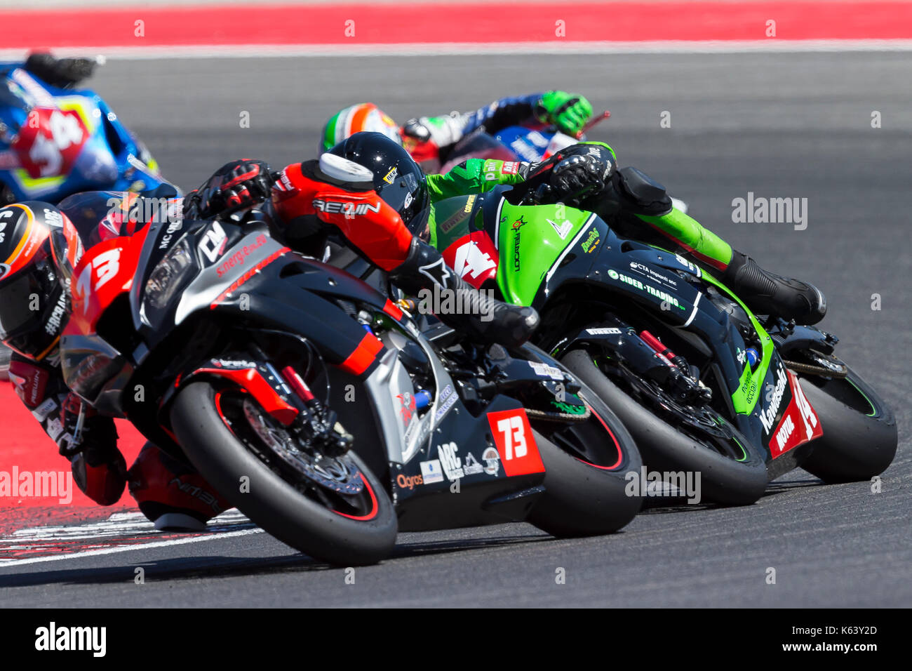 Misano Adriatico, Italy - July 29, 2017: Kawasaki of Broncos Racing ...