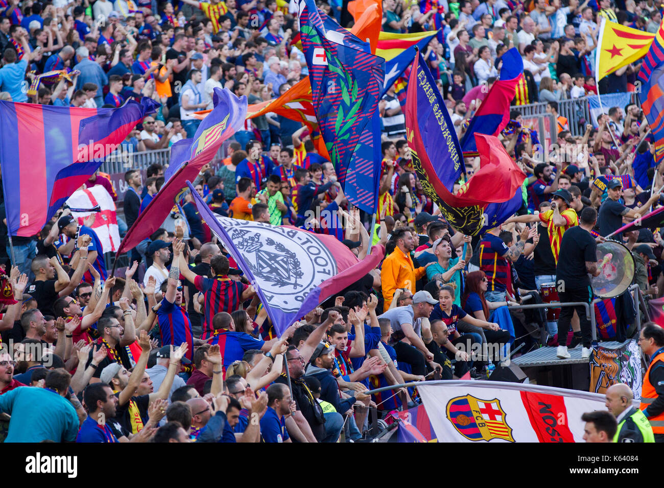 Fc barcelona flag hi-res stock photography and images - Alamy