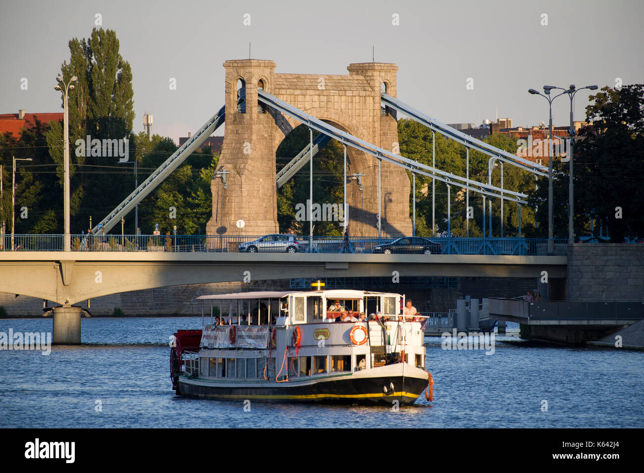 Wroclaw Grunwald Bridge Most Grunwaldzki High Resolution Stock ...