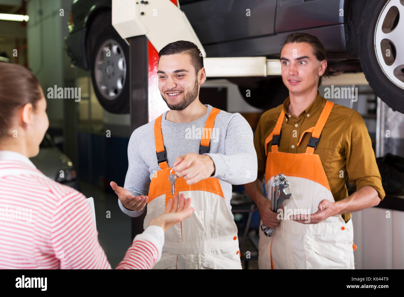 Two car garage happy hi-res stock photography and images - Alamy