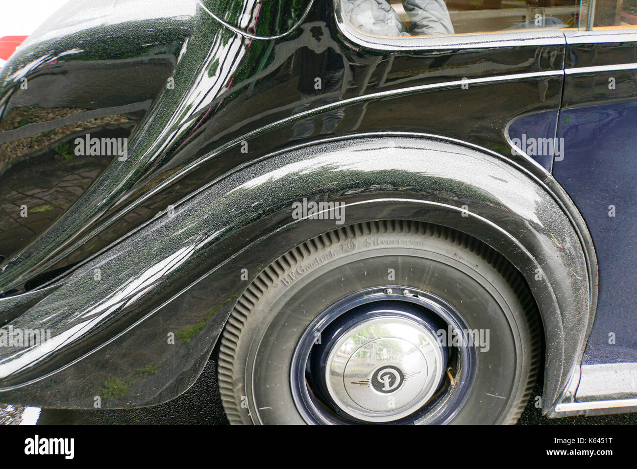 Daimler DE27 Classic car on display at the start of the Riga to Mykonos ...