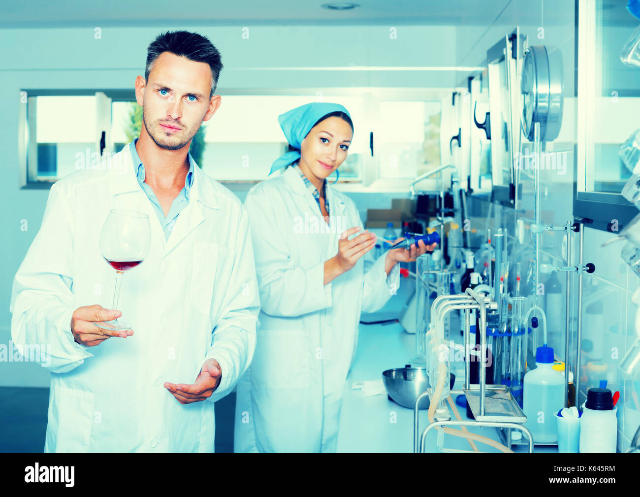 Wine testing laboratory hi-res stock photography and images - Alamy